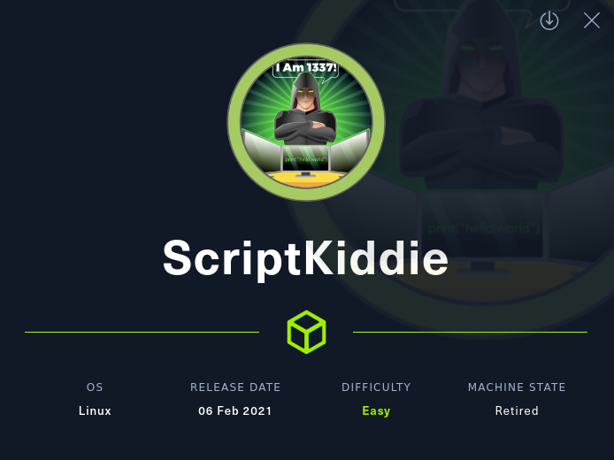 Script Kiddie - Write-Ups